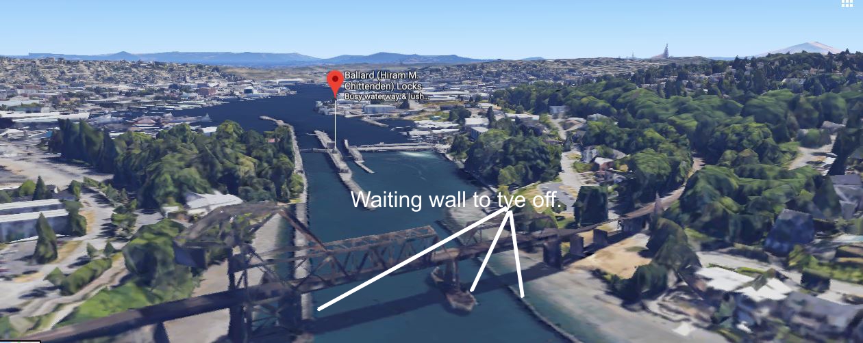 Ballard Locks - Boat PNW